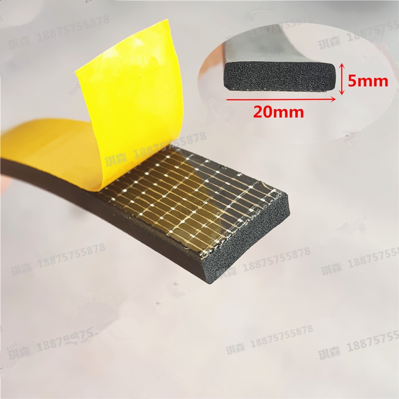 5M 2 3 5 10mm Thickness 10 15 20 25 30 40mm Width EPDM Self Adhesive ...