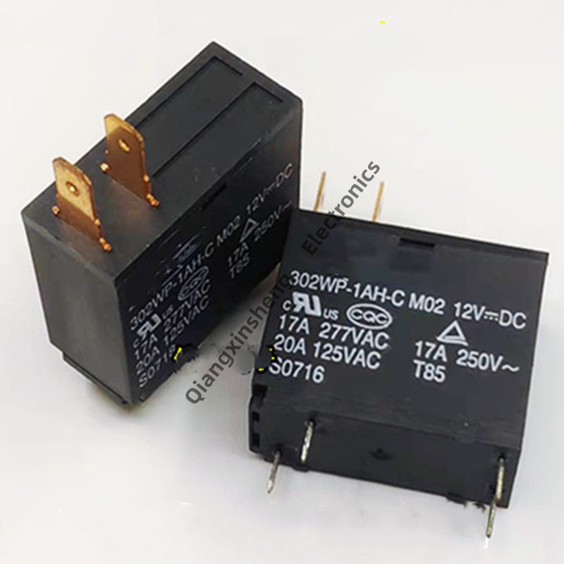 Mini Electronic Relay 302WP-1AH-C-M02 12VDC 17A Original Water Heater ...