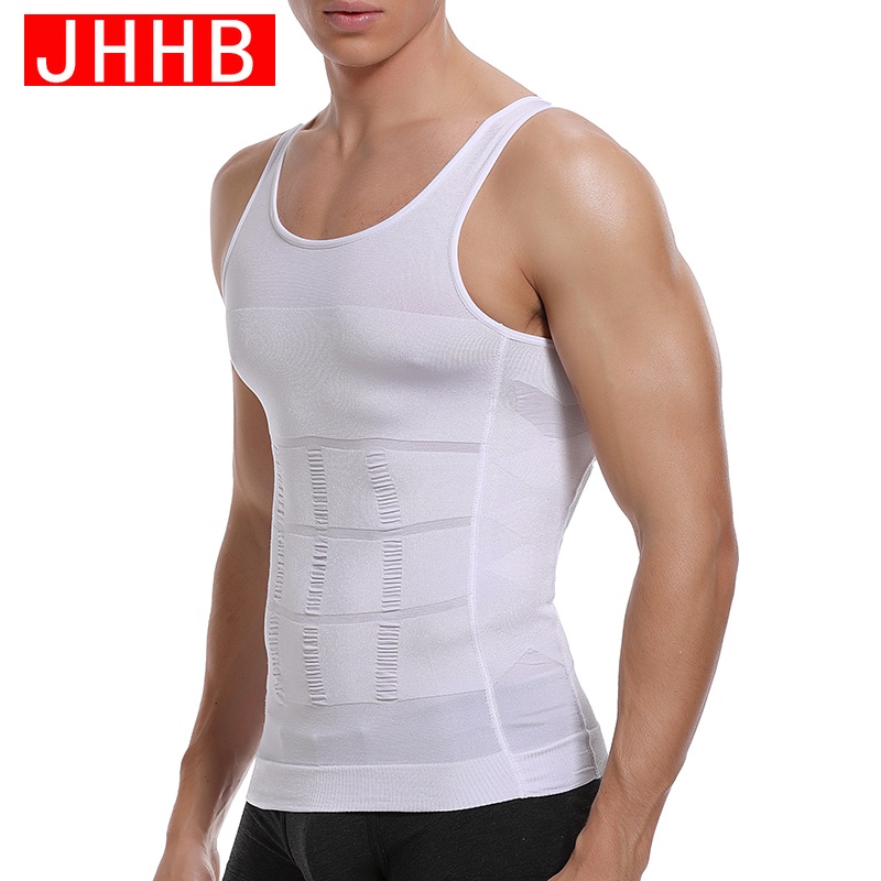 JHHB Men Slimming Body Shaper Waist Trainer Cincher Abdomen Tummy ...