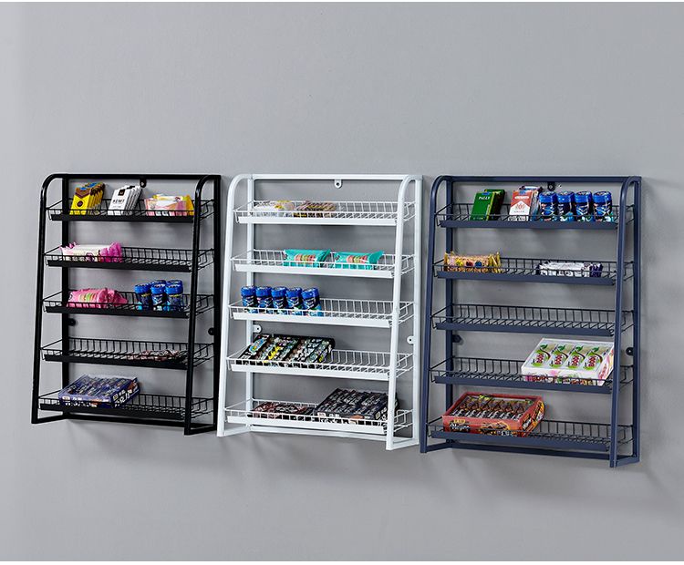 Small Shelf in Front of Cashier Shelf Convenience Store Supermarket ...