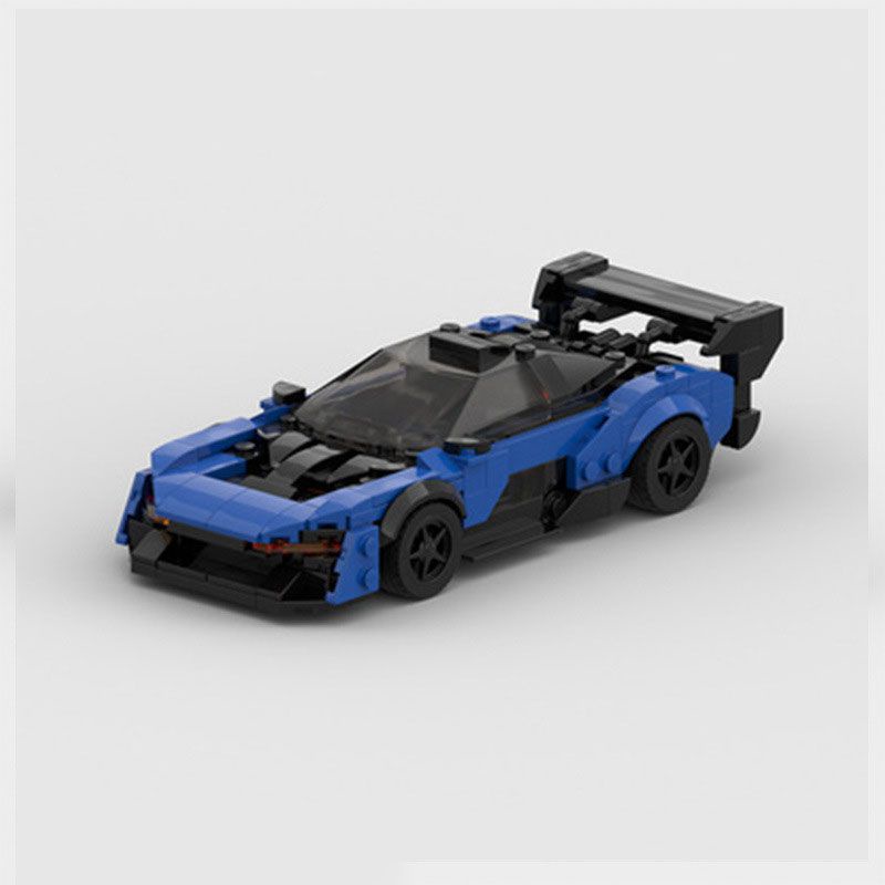 MO McLaren Senna GTR Bluue Super Racing Cars Building Blocks Toys For ...