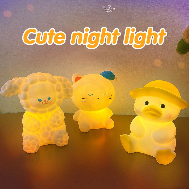 Cute Night Light Cartoon Star LED Night Lamp Moon Clouds Energy Saving ...