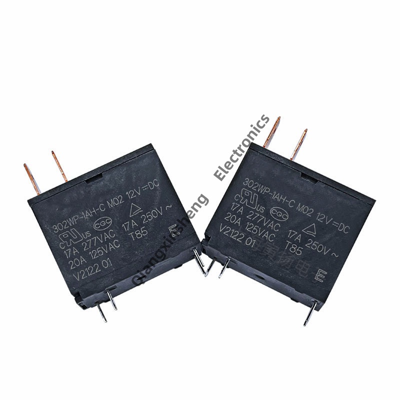 Mini Electronic Relay 302WP-1AH-C-M02 12VDC 17A Original Water Heater ...