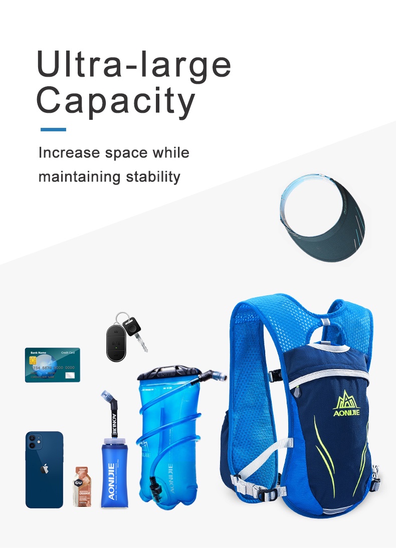 AONIJIE E885 Hydration Backpack Rucksack Bag Vest Harness For 1.5L ...