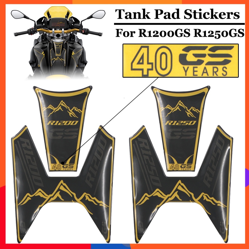 Tank Pad Stickers For BMW R1200GS Rallye R1250GS 2013-2021 Motorcycle ...