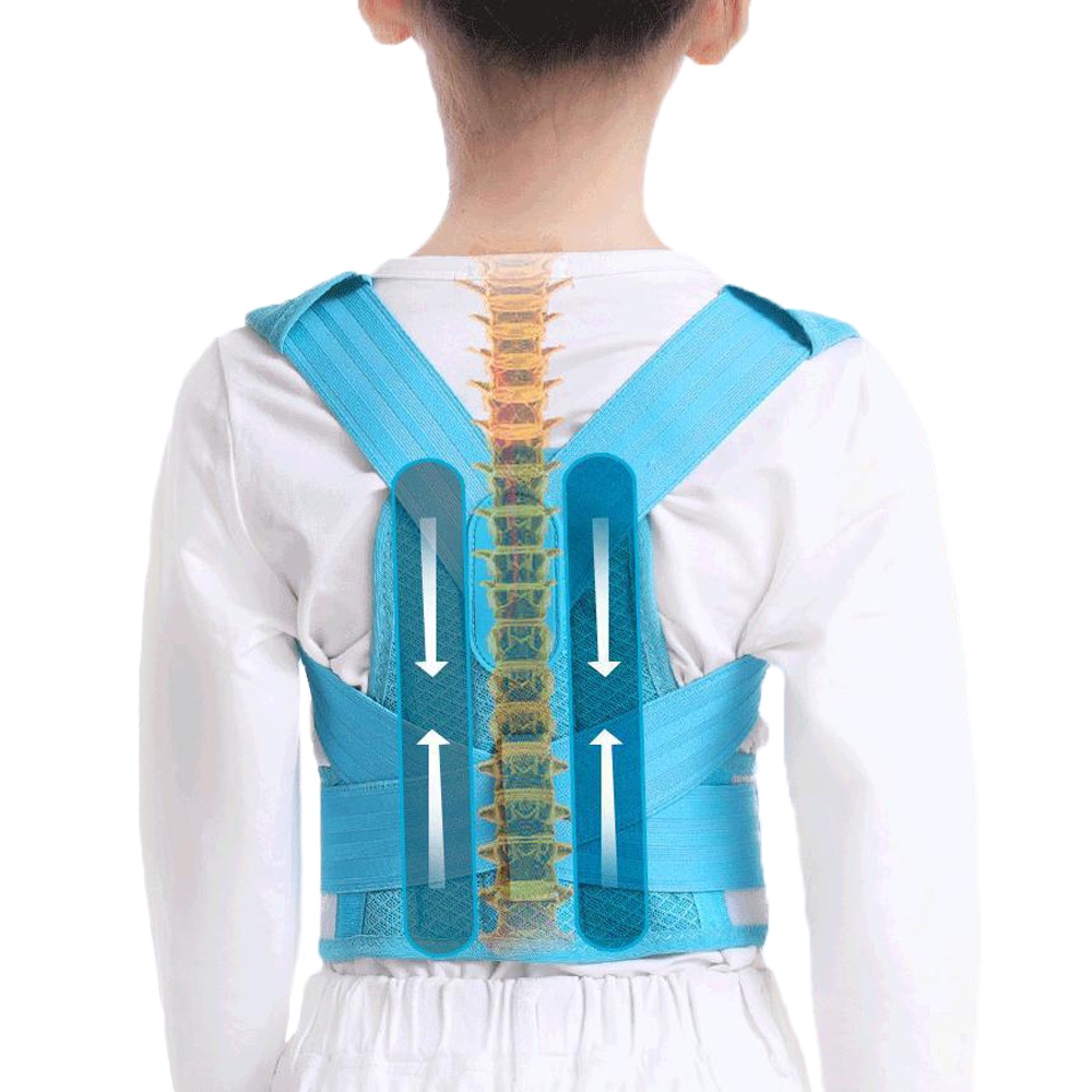 Pediatric Back Posture Corrector Brace Baby Back Shoulder Support Belt ...
