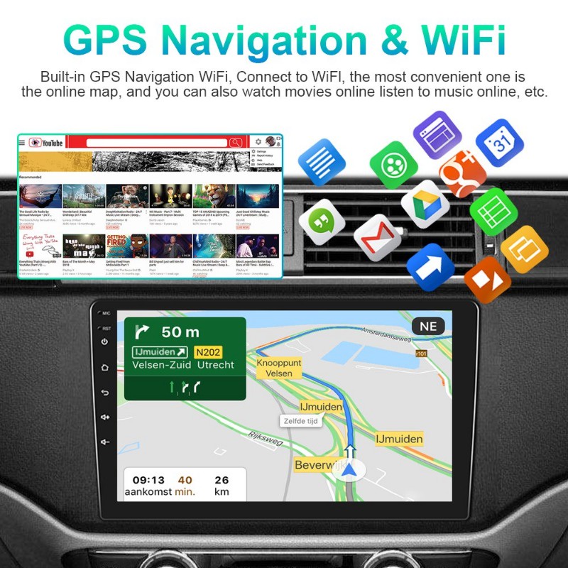 Evean 4g Sim Octa Core 360 Panoramic Android Player Car Stereo With