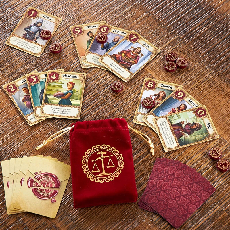 Love Letter Card Game Classic Renaissance Strategy Game Deduction and ...