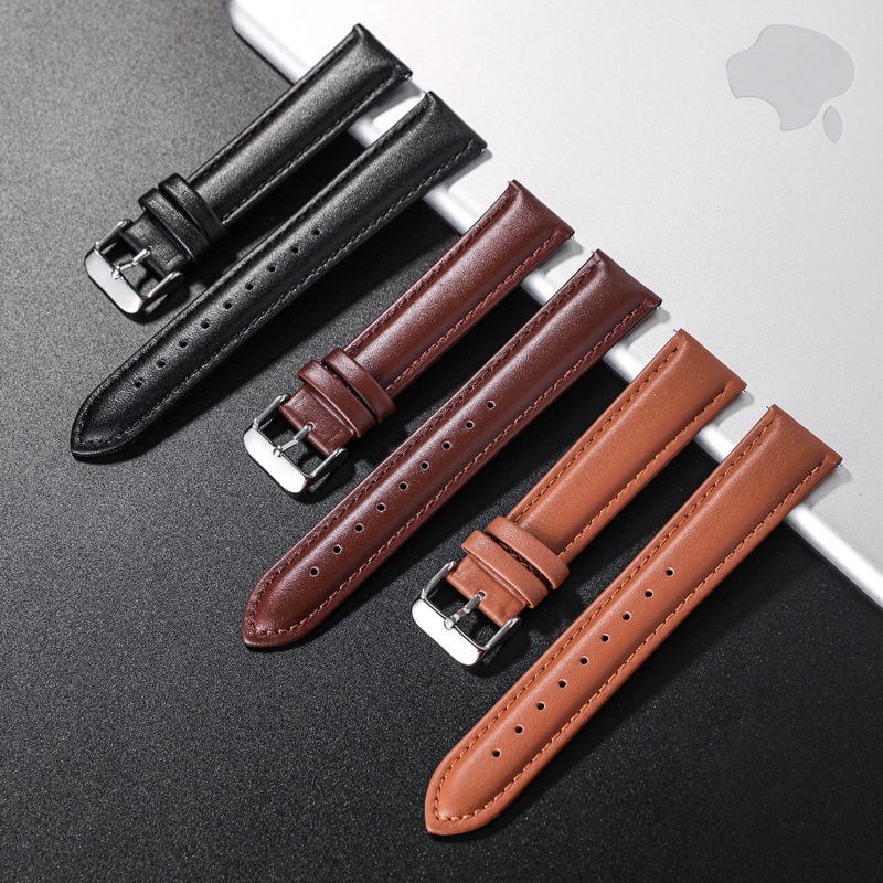 18mm 20mm 22mm Quick Release Pins Watch Band Geunine Leather Smart ...