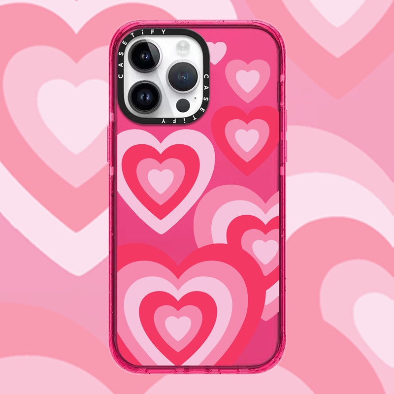 CASTIFY Pink Green Heart 14Pro Suitable for iPhone 14ProMax Apple 12Pro ...