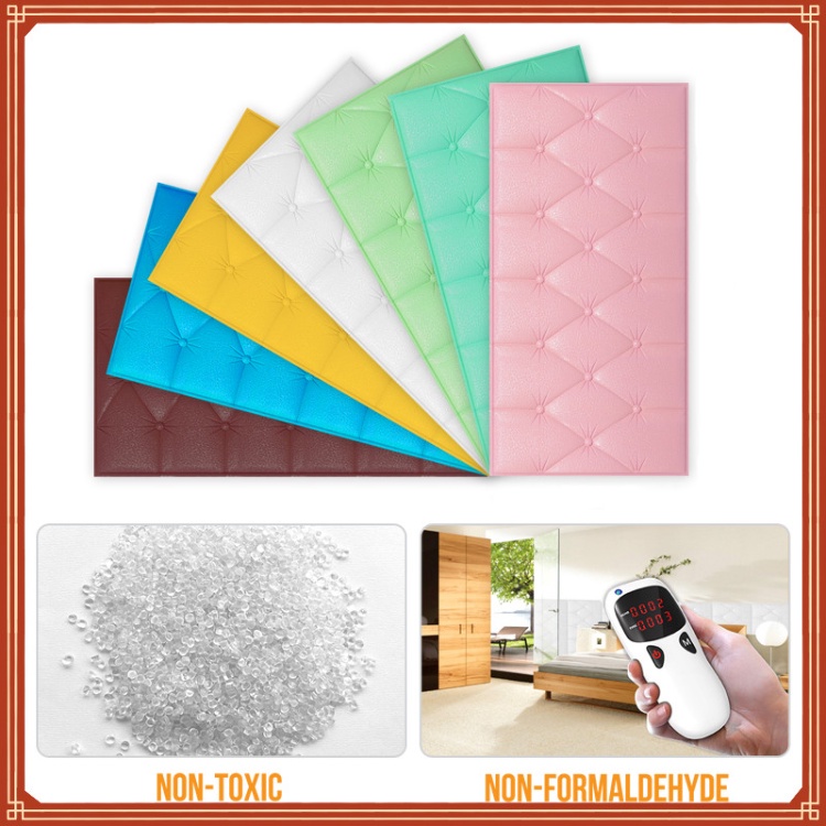 1pc Thickened 3D Soft Package Bed Sticker Anti-Collision Self-Adhesive ...