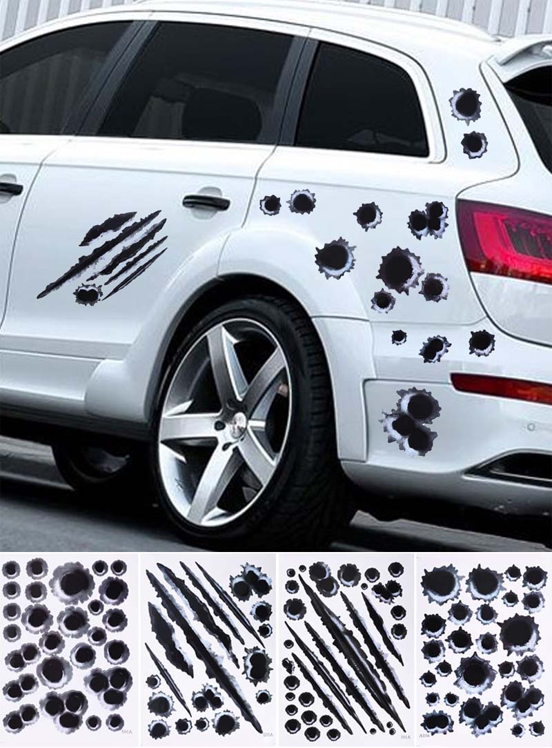 Smiling Demon Reflective PVC Car Sticker / 3 Sizes Motorcycle ...