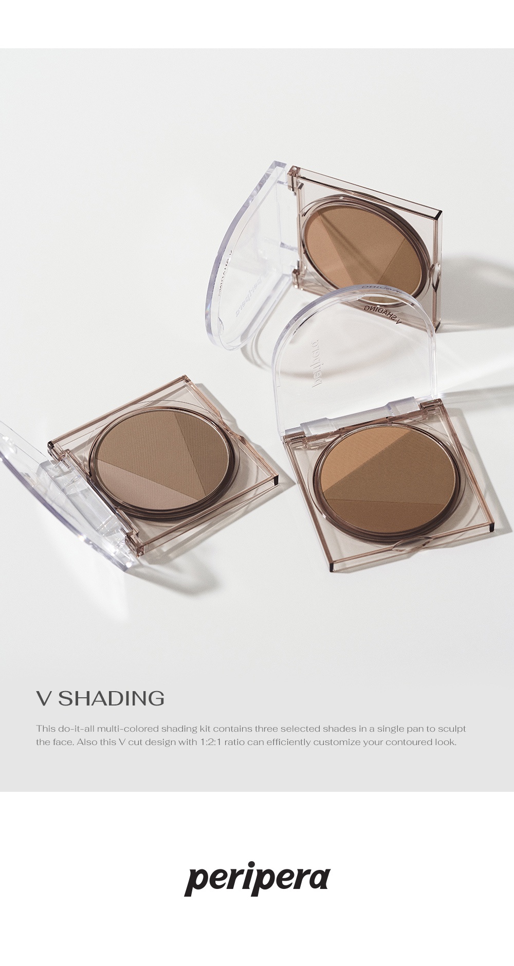 [Peripera] Ink V Shading 9.5g | Contour powder, Contour Palette ...