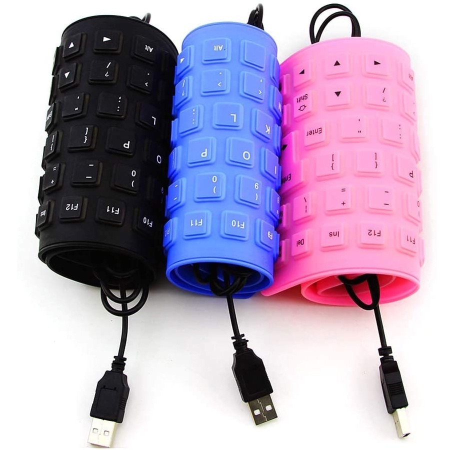85 Keys Keyboard Wired Keyboard Waterproof Dustproof Universal Soft ...