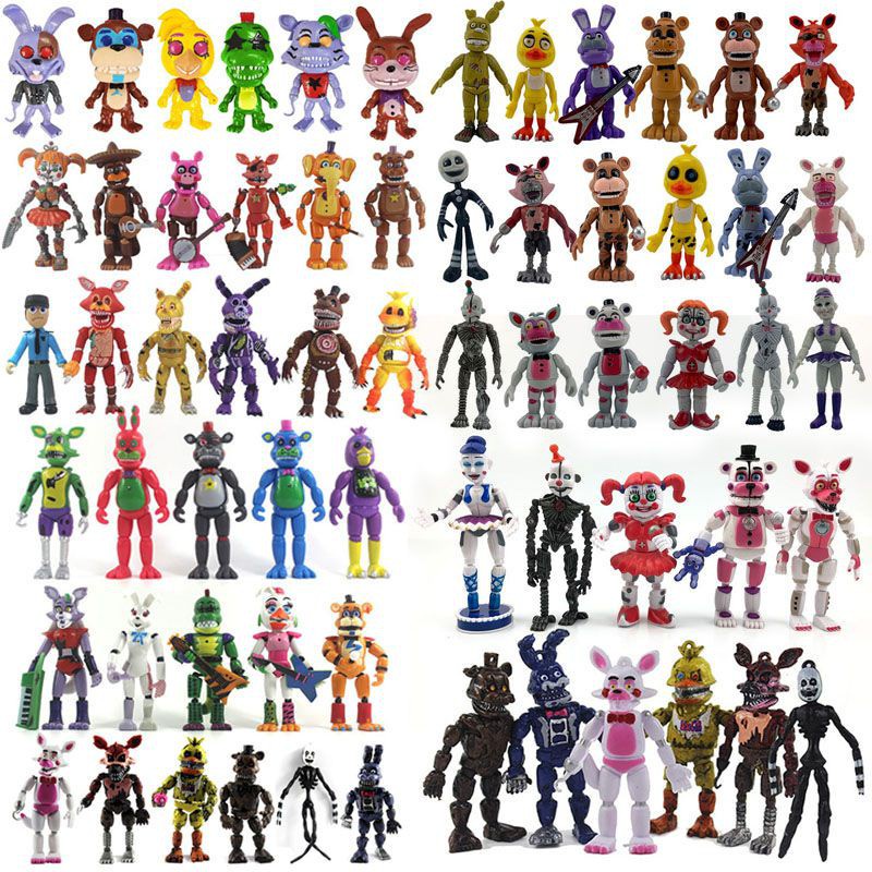 FNAF Five Nights At Freddy's Action Figures Mini Figurines Fans Gift ...