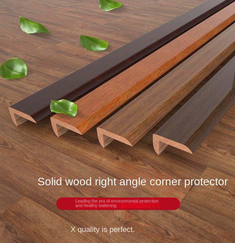 Solid Wood Right-Angle Edging 7-Word Wooden Floor Ceiling Layering ...