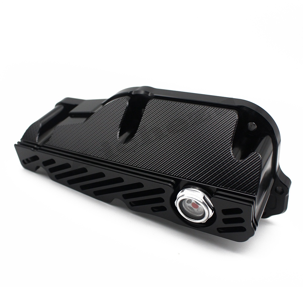 Motorcycle Engine Oil Pan Aluminum Clear Visible Oils Bottom Potn for ...