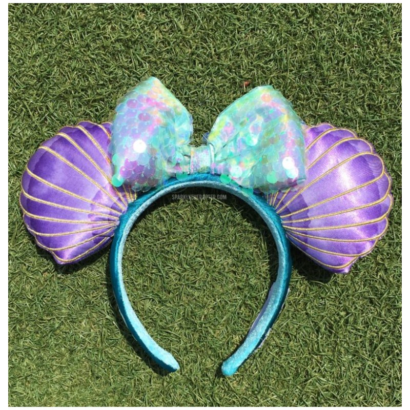 Lovely Ariel Headpiece For Teens Cartoon Hair Band With Mouse Theme ...