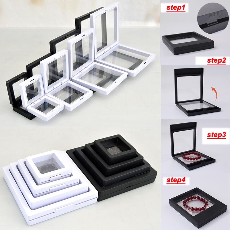 3D Floating Frame Display Holder Stands, EsLuker.ly Floating Display ...
