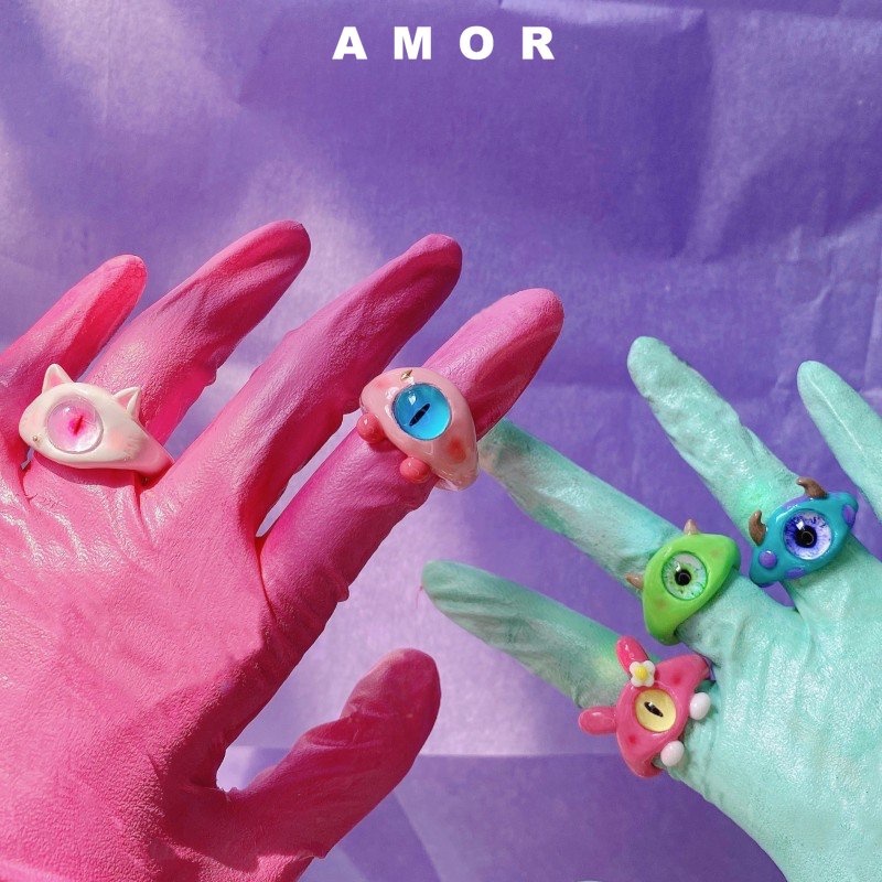 Cute Slime cartoon ring | Shopee Philippines