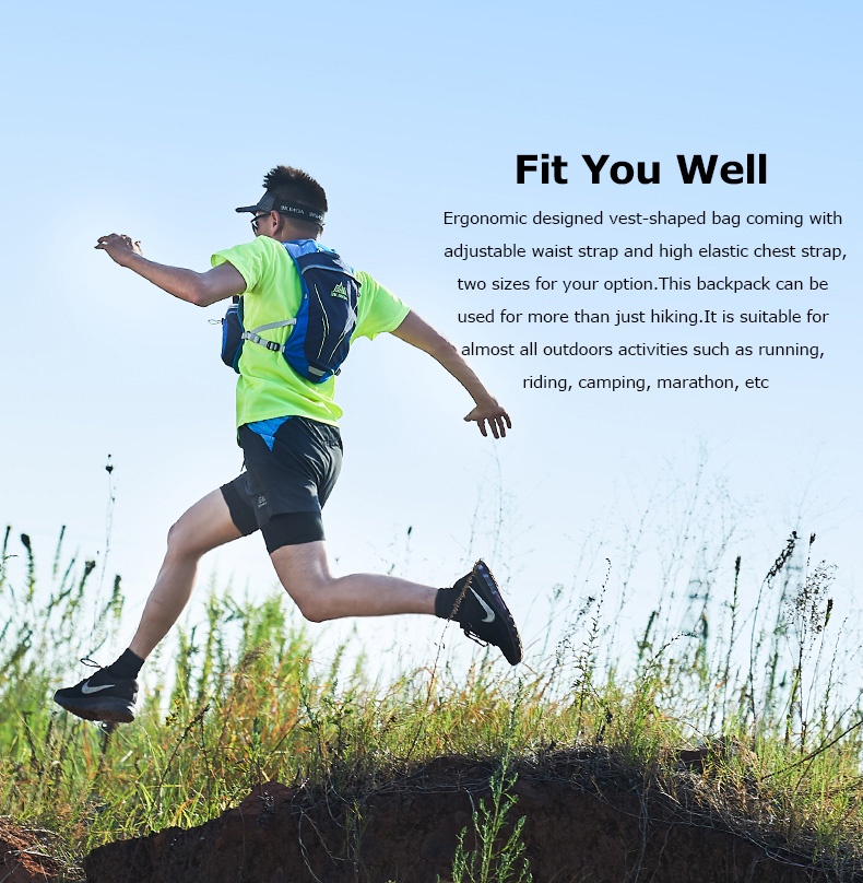 AONIJIE E885 Hydration Backpack Rucksack Bag Vest Harness For 1.5L ...
