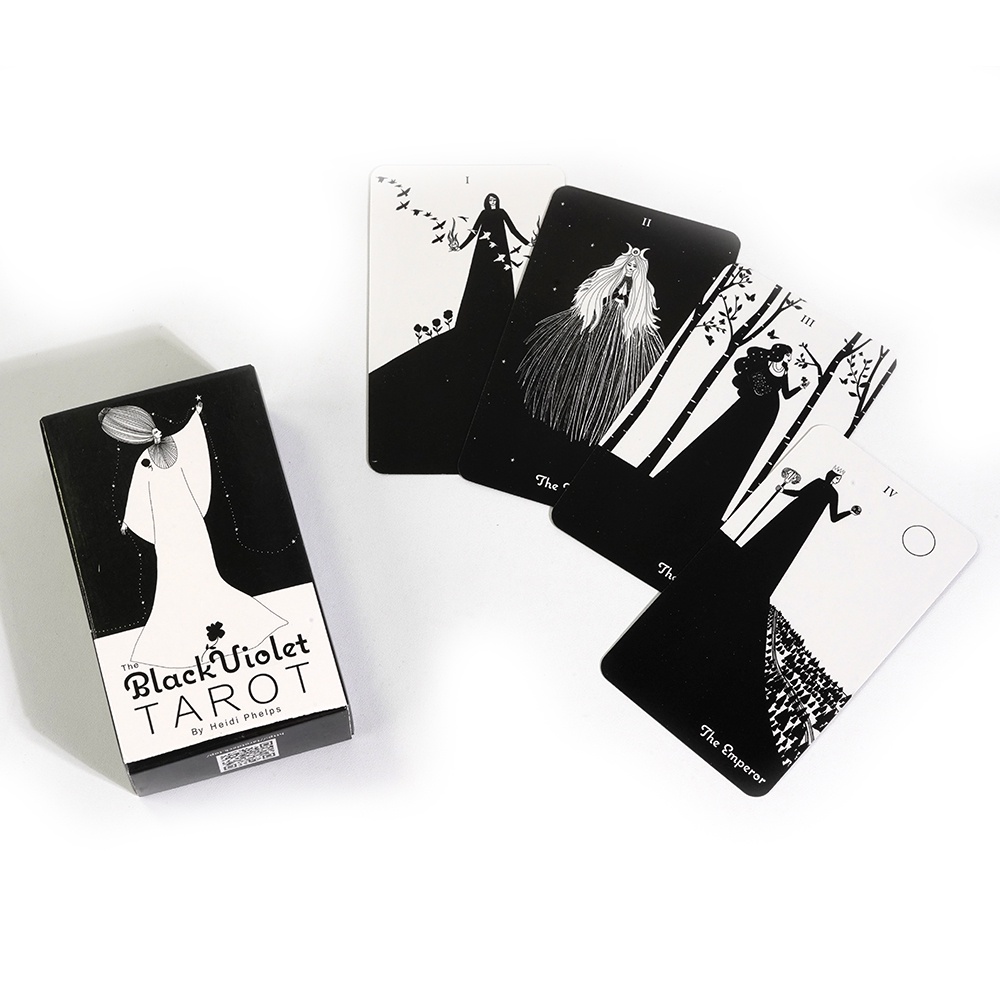 The Black Violet Tarot for artists and dreamers Created by Heidi Phelps Beginner Tarot Learning ...