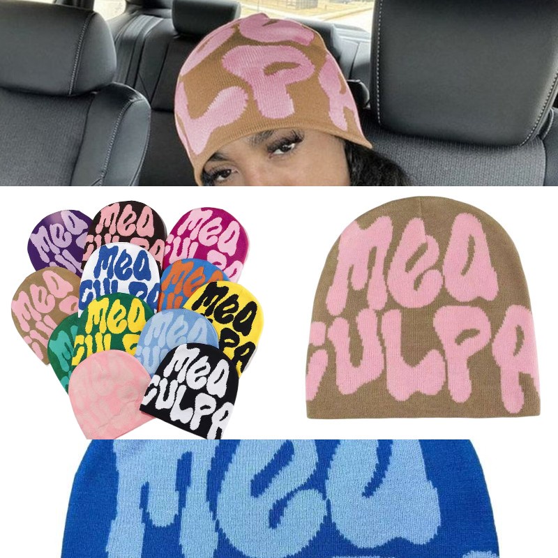 Culpa Beanies Mea Knit Cap Protect Yourself From The In Elements Style ...