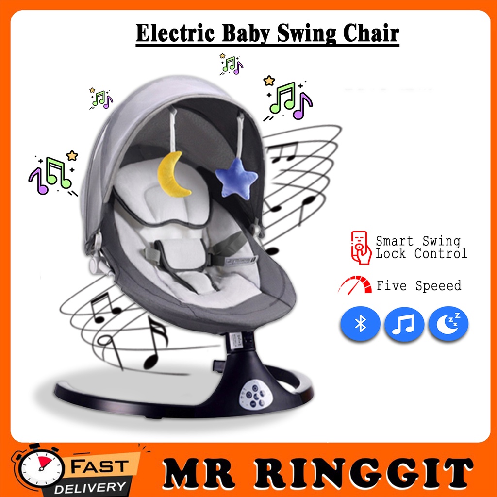 Mr Ringgit Shop Newborn Baby Swing Leaf Bouncer Mosquito Net Tent ...