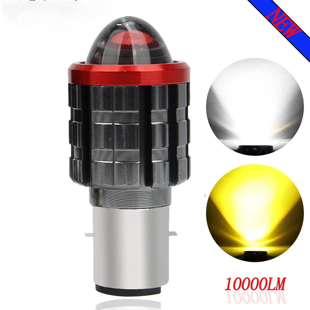 1 Pieces H6 BA20D LED Motorcycle Headlight 3570 Chips High Low Beam ...