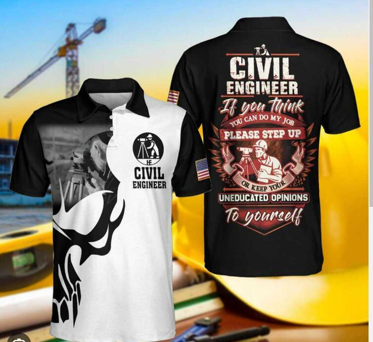 Civil Engineer My Craft Allows Me To Design Anything Polo Shirt 02 | Shopee Philippines