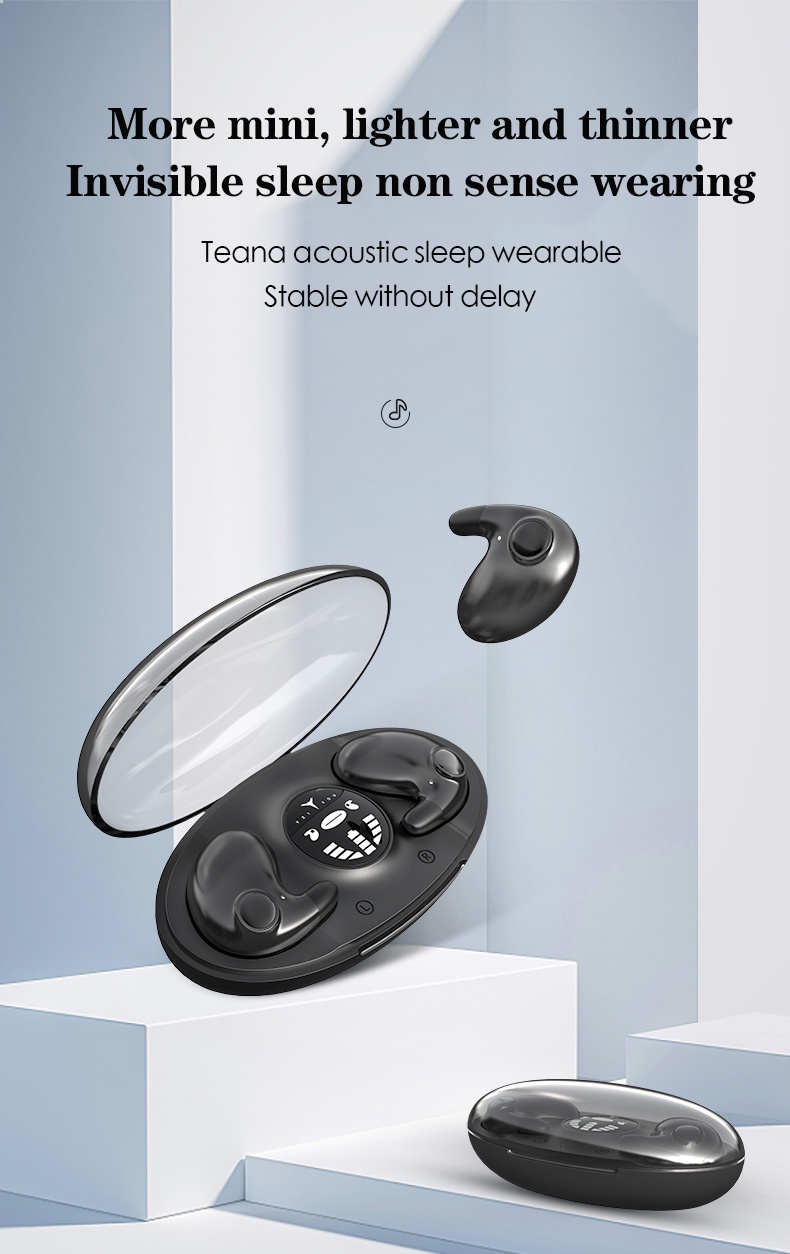 MD 538 Bluetooth Earphones LED Digital Display Earbuds Mini Hidden ...