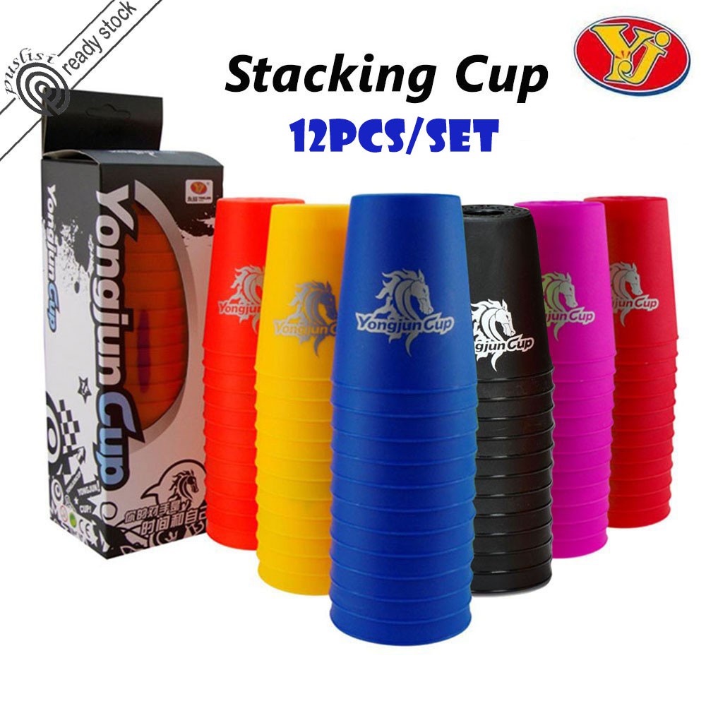 YJ Yongjun Speed Flying Cup Stacking Cup Stacks Cup | Shopee Philippines