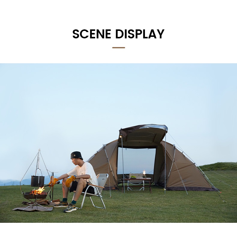 MOBI GARDEN Camping Portable Fire Pit Campfire Stand Foldable Stainless ...