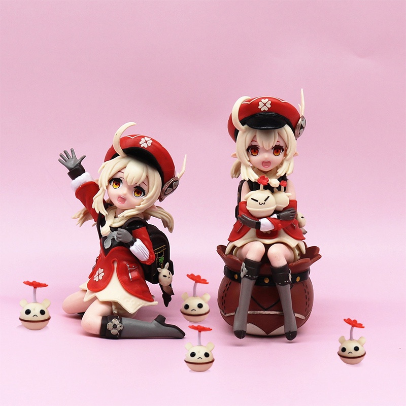 Authentic God Original Klee Spark Knight Gk Klee Sitting And Standing ...