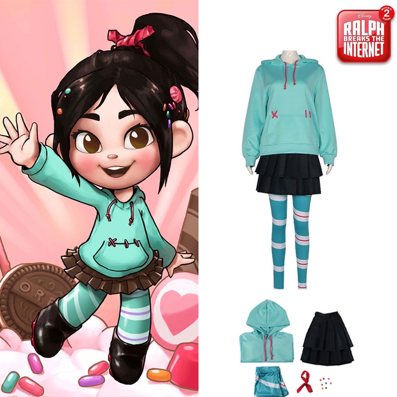 Stunning Cosplay Yuni Costume From Wreckit 2 Movie Ralph | Shopee ...