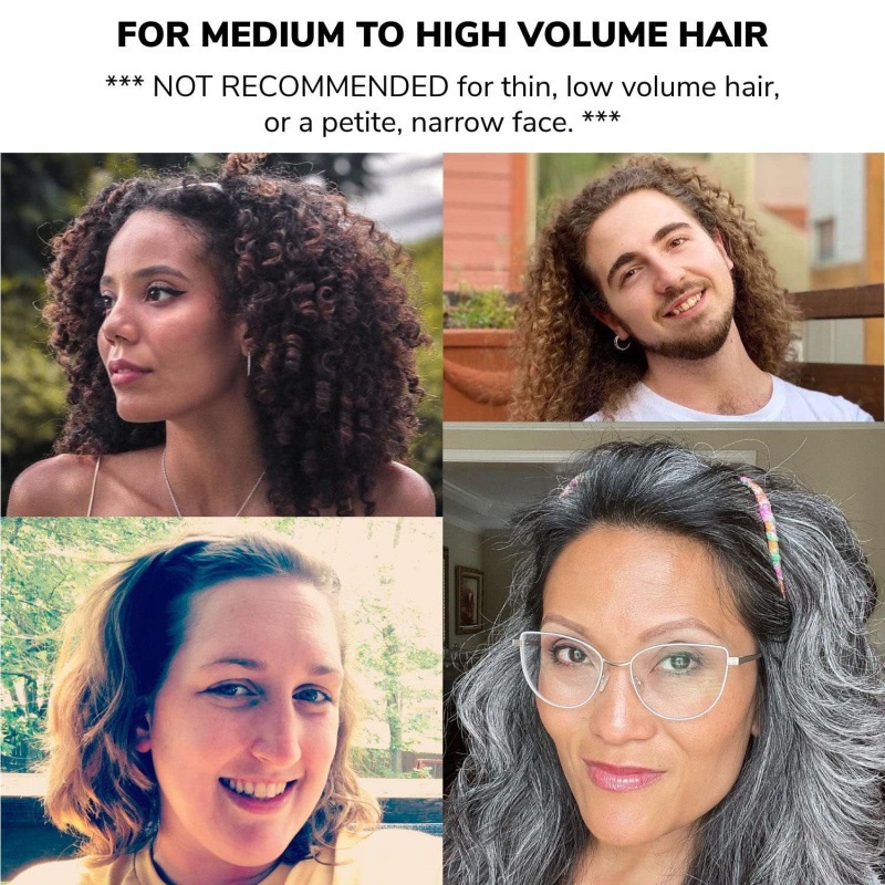 New Thick And Curly Hair Fixation Artifact Invisible Headbands ...