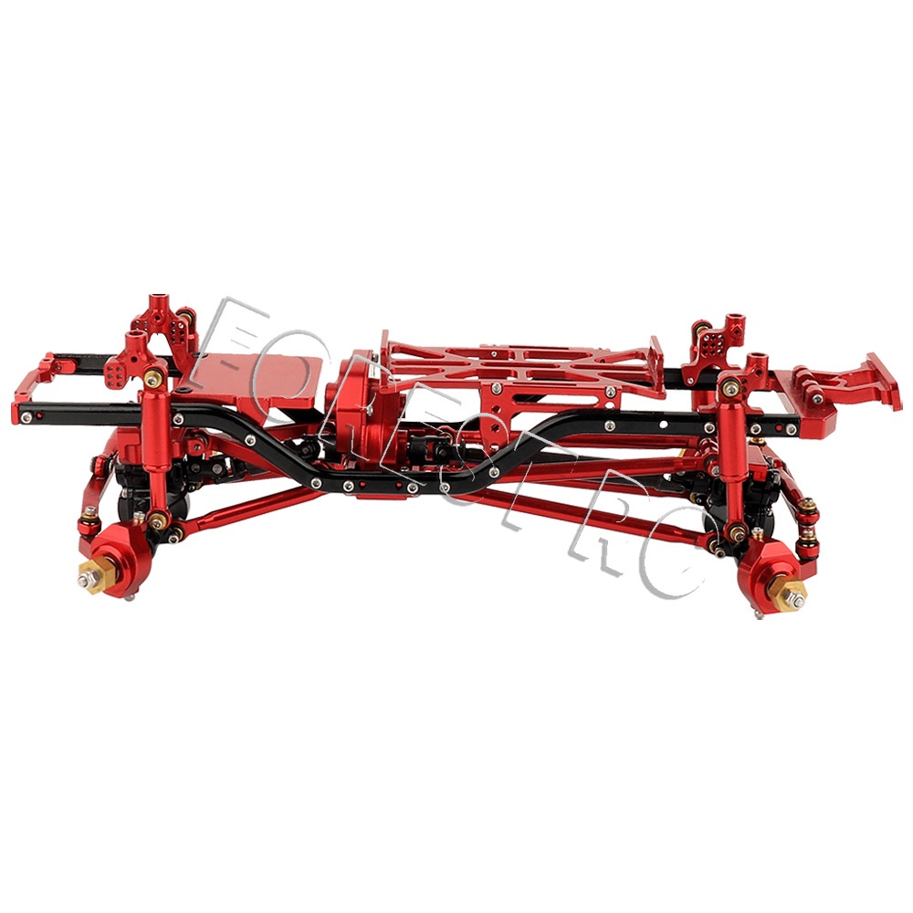4WD Metal Full Chassis Frame Refit Kit with Front Rear Steering axle ...