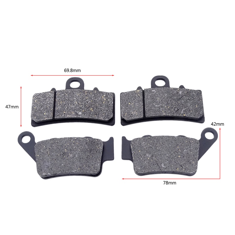 1 Set Motorcycle Front and Rear Brake Pads For KTM Duke 125 200 250 390 ...