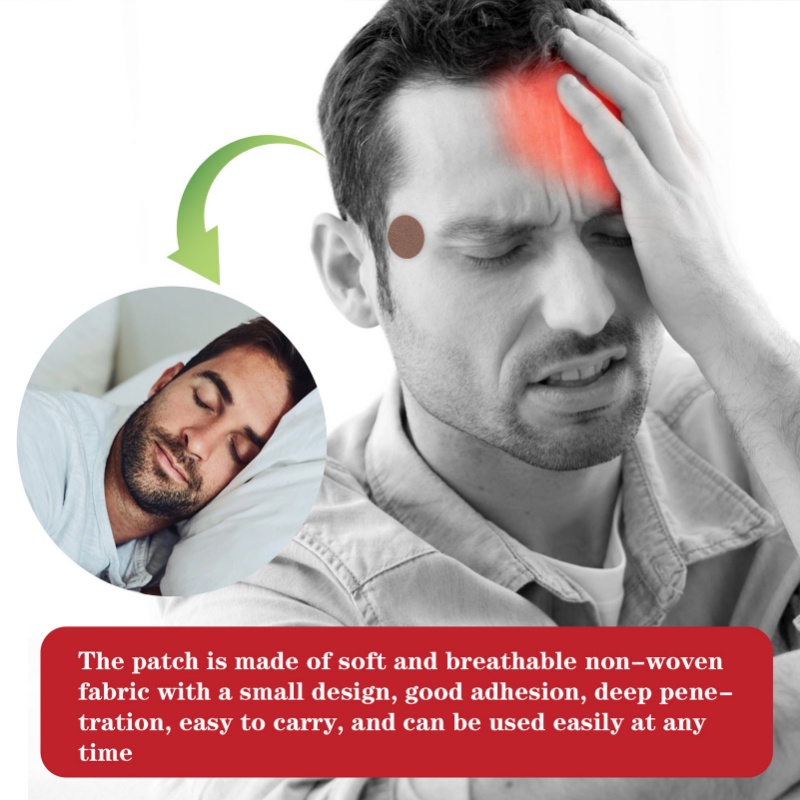 Headache Relief Plaster Improve Migraine Mental Anxiety Insomnia ...