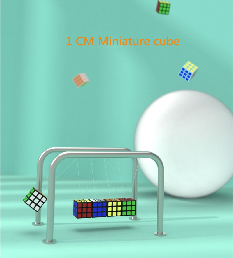 1 CM Mini Cube 3x3x3 Miniature Cube 3x3x3 Speed Cube Micro Cube 3*3 ...