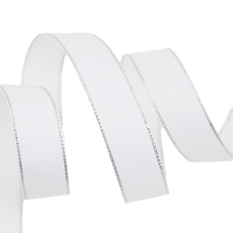 (10 yards/batch)25mm Silver Ribbon Festival Decoration Gifts Box ...