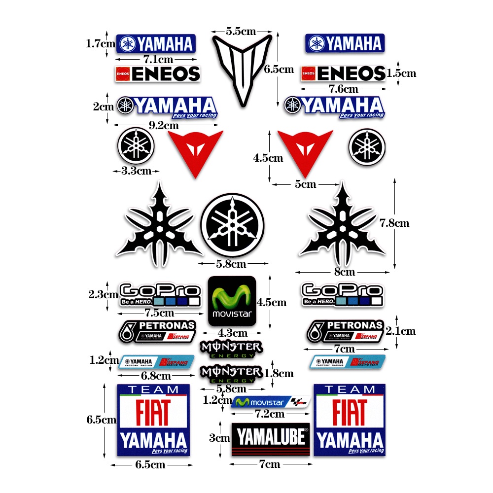 For Yamaha MIO SPORTY Aerox Nmax TFX150 SZ Yamaha Mio Sporty Sticker ...