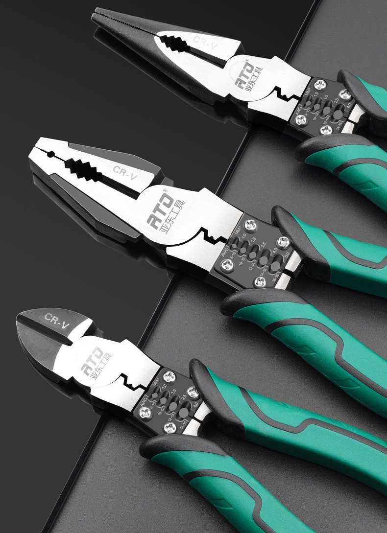 5-In-1 Wire Plier Wire Cutter Wire Stripping Plier Combination Plier ...