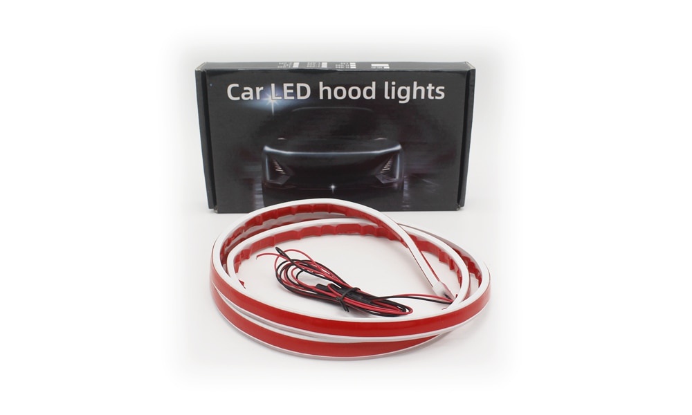 1pc LED Scan Starting Car Hood Decorative Lamp Universal Car Daytime ...