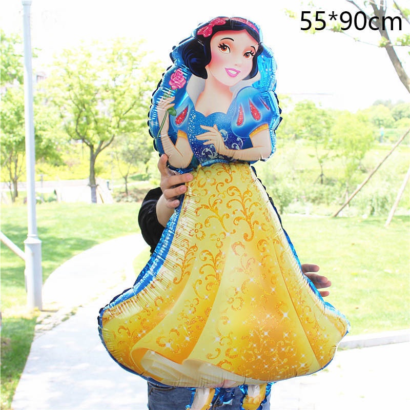 7PCS/set Disney Snow White Princess Theme Balloon Happy Birthday Party ...