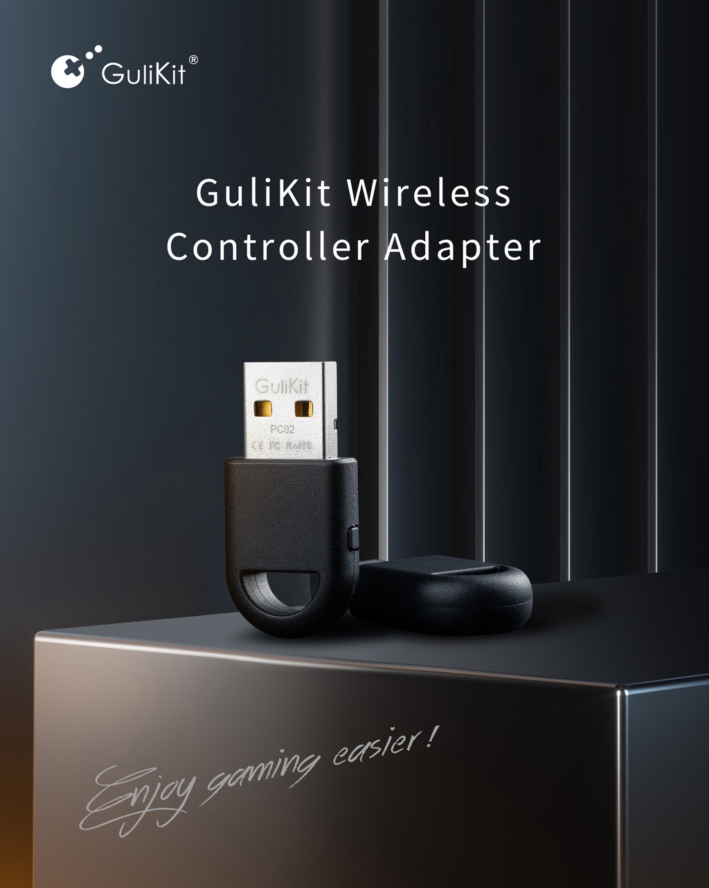 Gulikit Wireless Controller Adapter Receiver Dongle for Gulikit ...