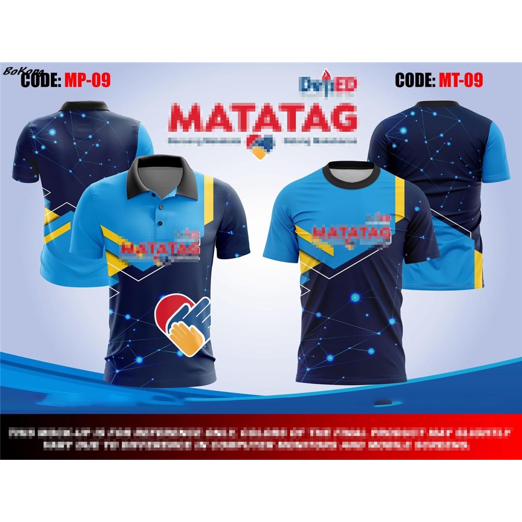 MATATAG UNIFORM SUBLIMATION CODE-09 DEPED BADGE | Shopee Philippines
