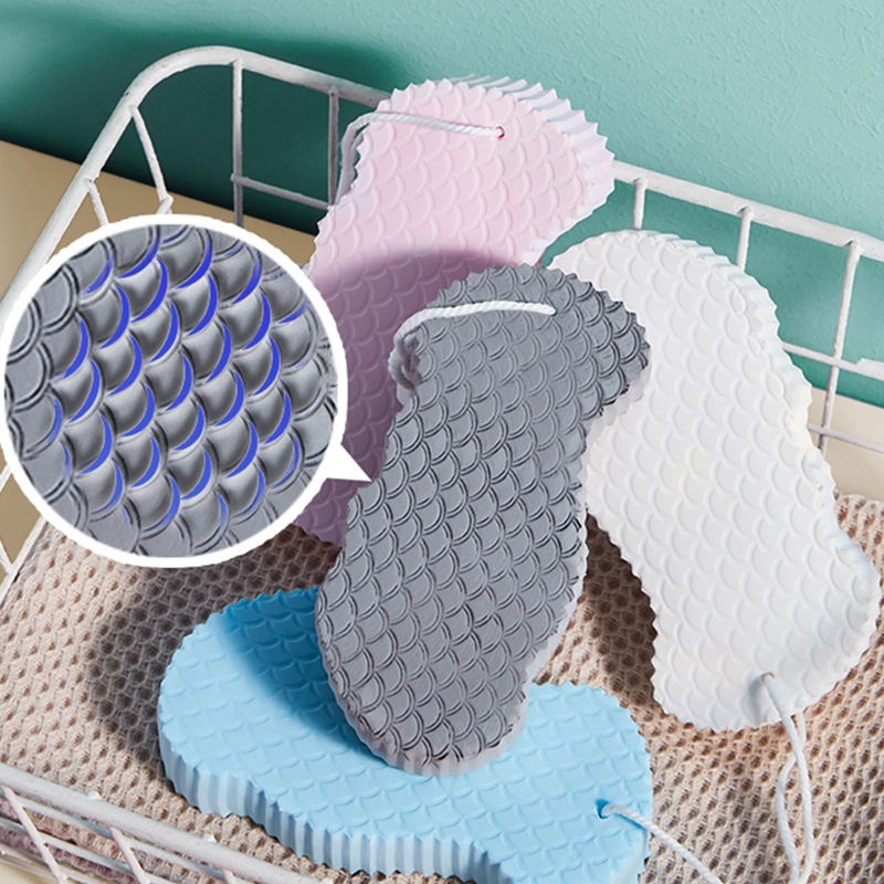 Esponja Exfoliate Soft Sponge Body Scrubber for Baby Adults Bath Scrub ...