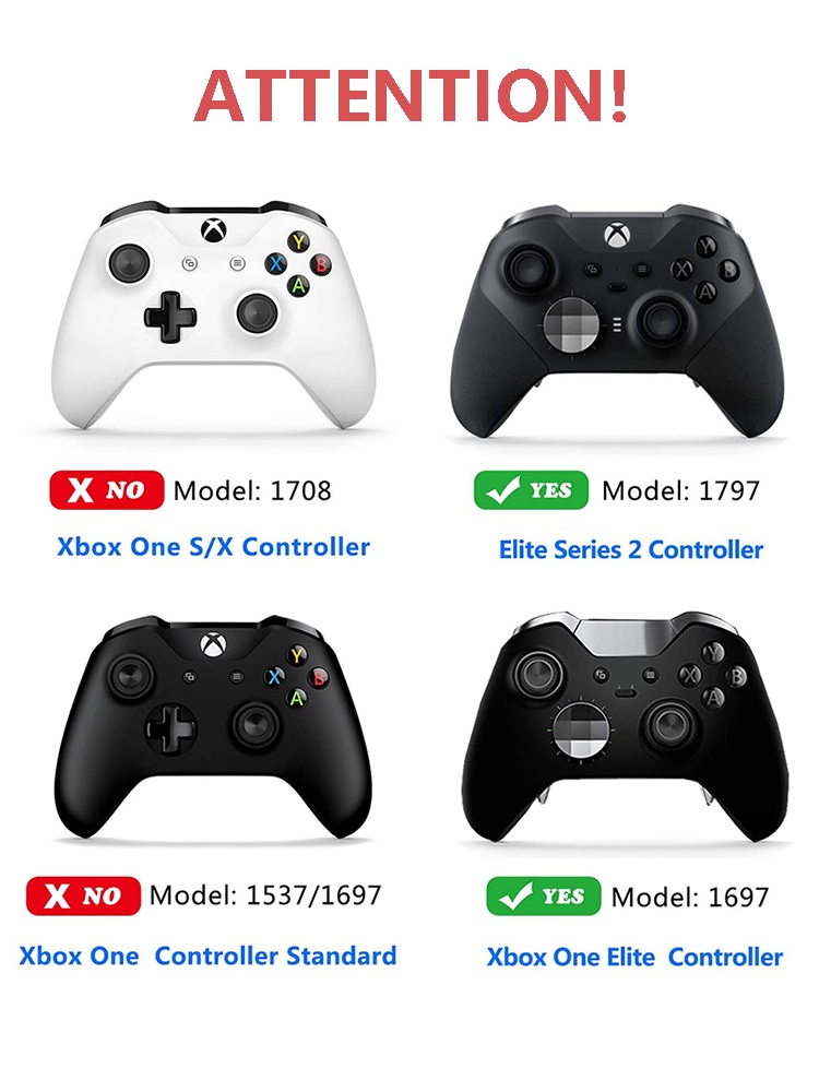 Metal D-Pad Trigger Paddles Replacement Thumbstick for Xbox One Elite ...