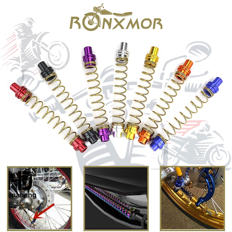 Motorcycle Stainless Steel Retractable Brake Springs Colorful Universal ...